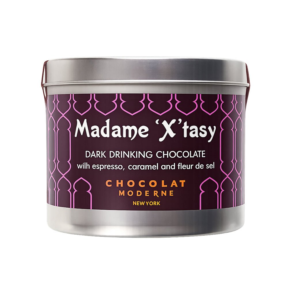 Madame 'X'tasy Drinking Chocolate with Espresso, Caramel & Fleur de Se ...